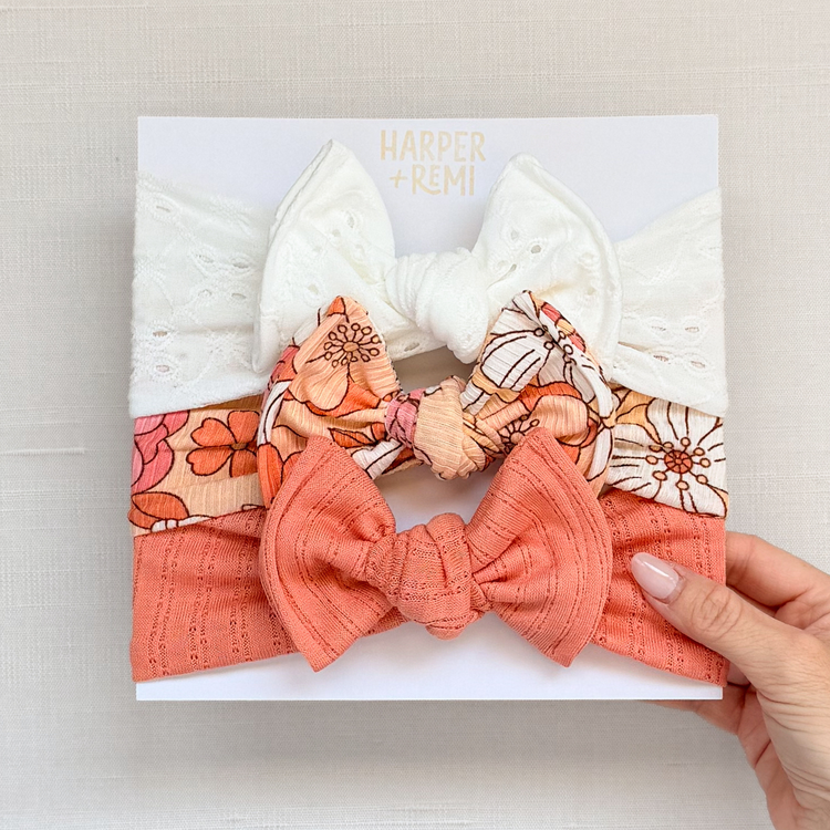 Harper + Remi | Soft, Stretchy Baby Girl Bows